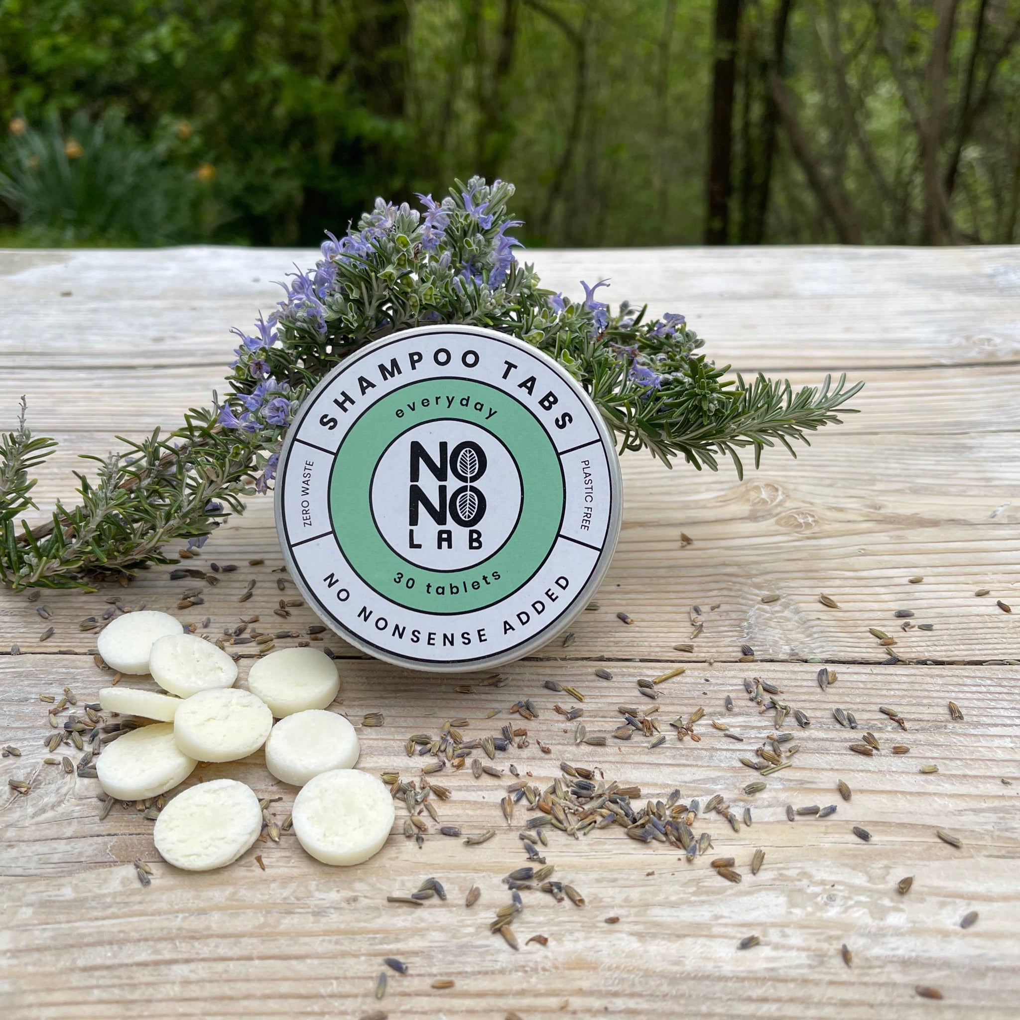 Solid shampoo tablets - natural, plastic free, eco friendly – Nonolab